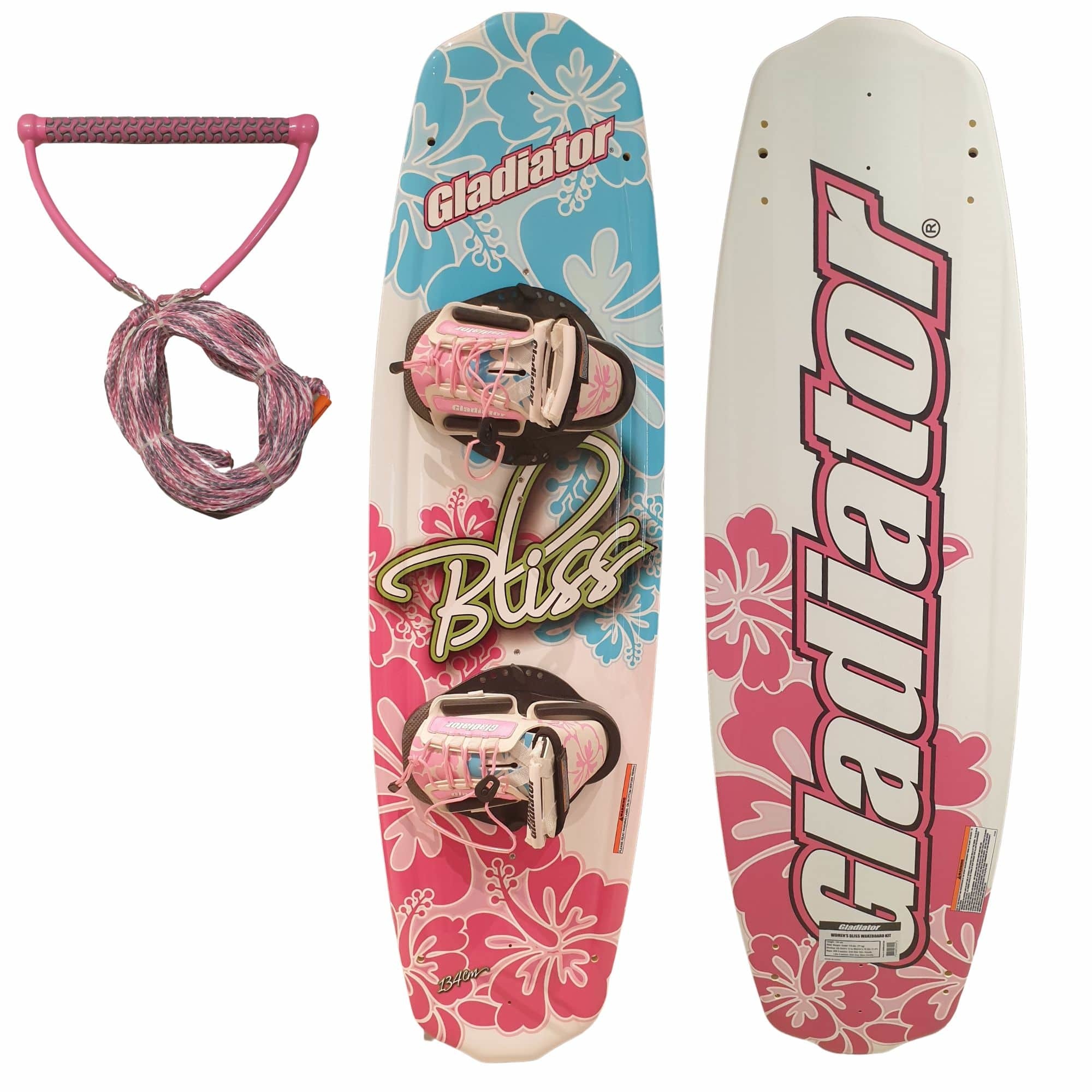 Airhead Gladiator Bliss Wakeboardset 134cm + Wakeboardlijn