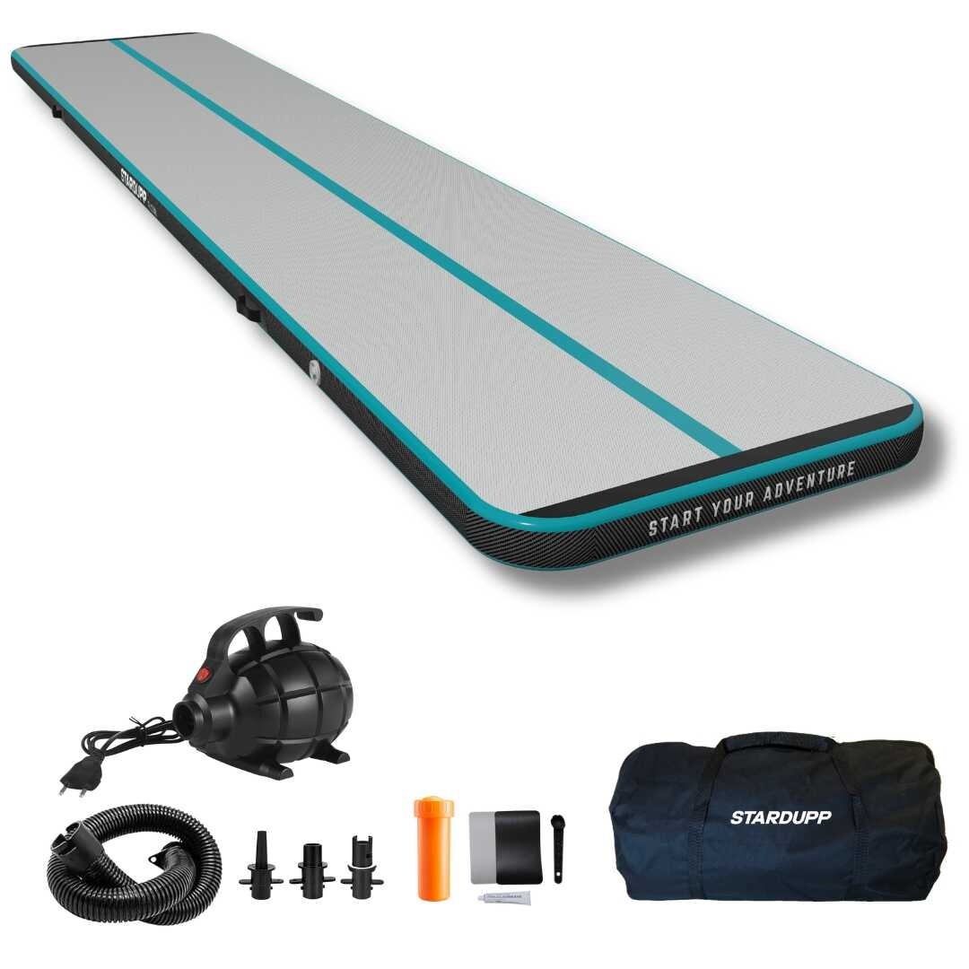 Stardupp Flow Airtrack 5m 10cm | opblaasbare gymnastiekmat