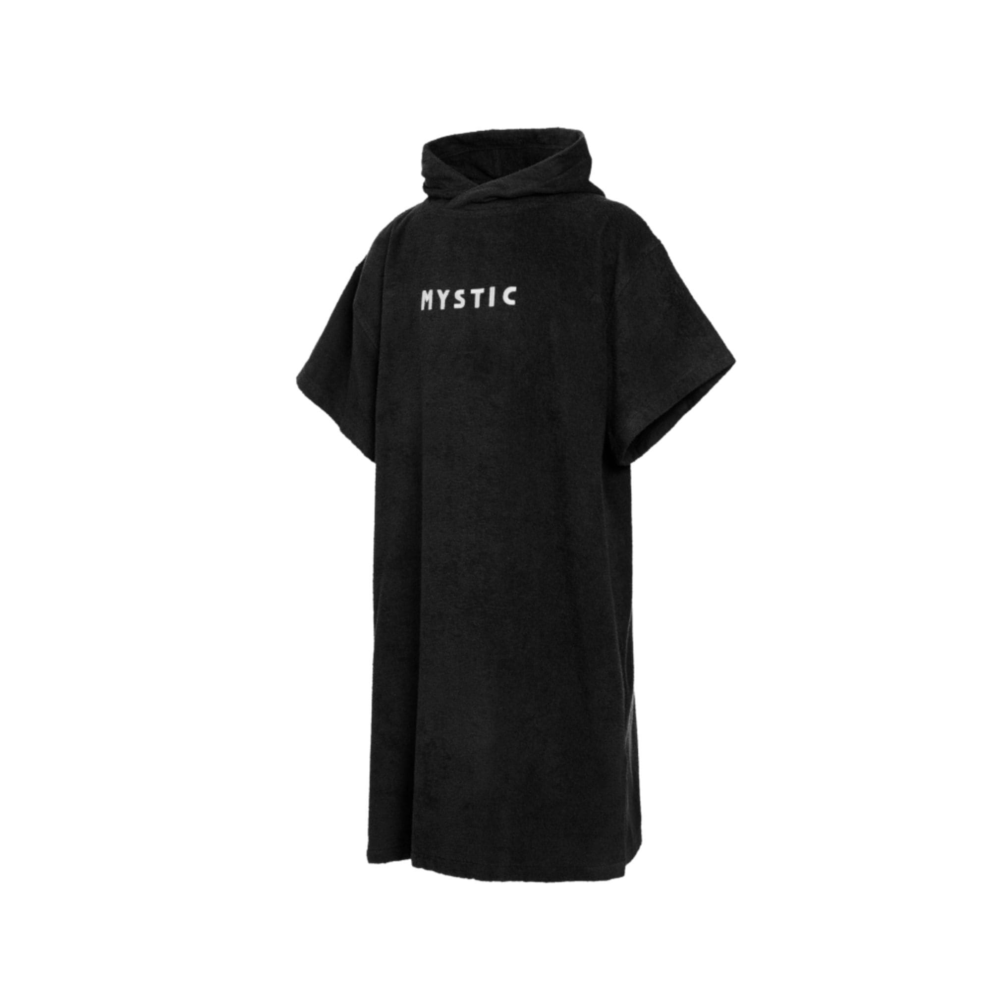 Mystic Poncho Brand Black | Surf Poncho | Omkleed Handdoek