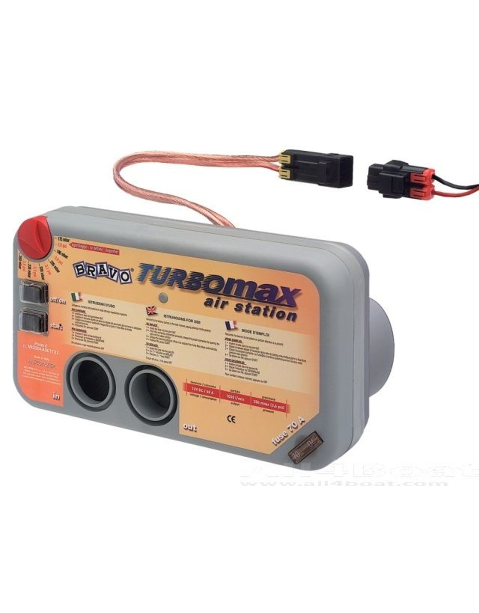 Hebor Watersport Bravo turbo max inbouw kit 1000 l/min - Heborshop