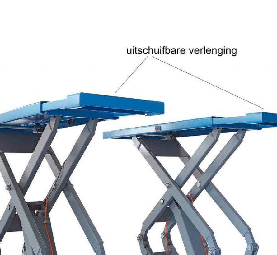 Profi Schaarbrug dubbel Inbouw 3.5 ton - ToolMania