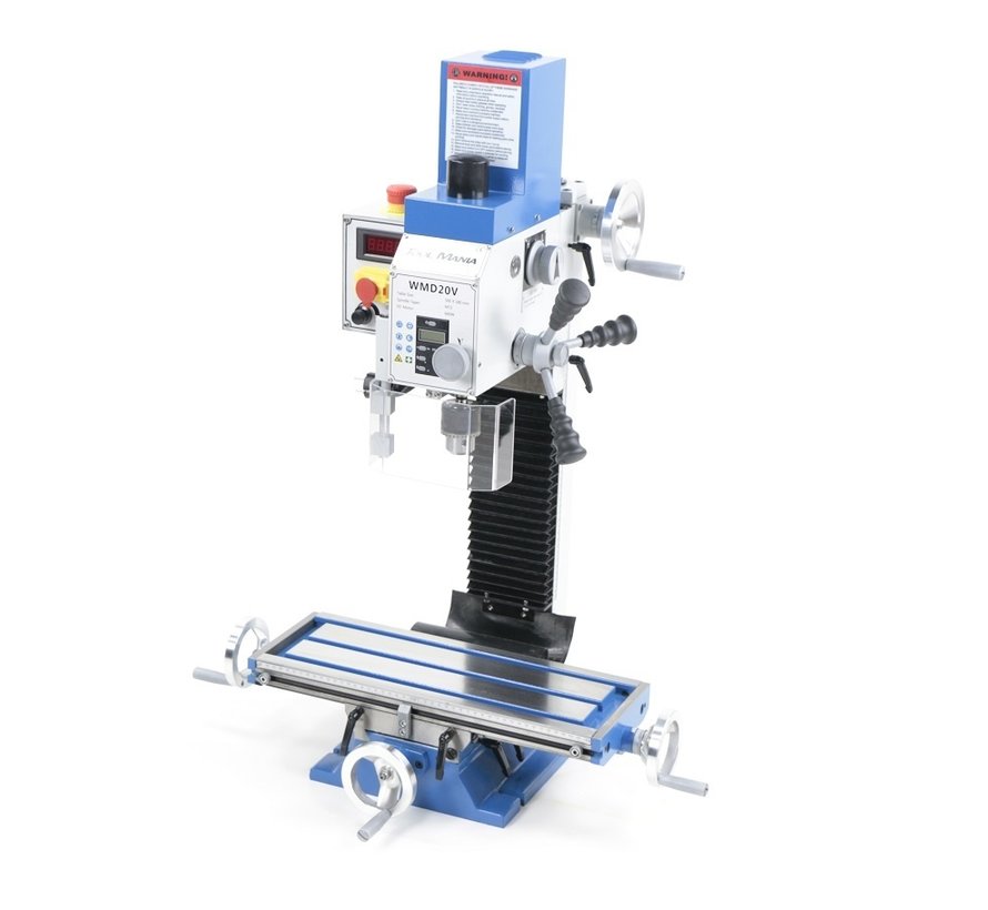TM TM BF 20 Milling Machine Large Table V2 - ToolMania