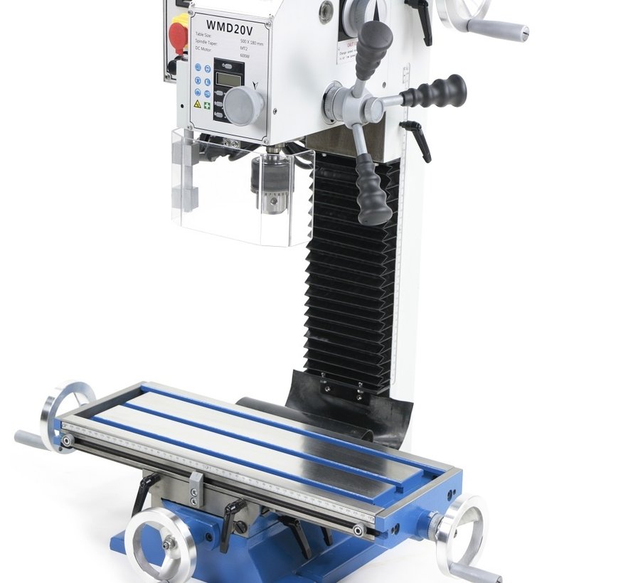 TM TM BF 20 Milling Machine Large Table V2 - ToolMania