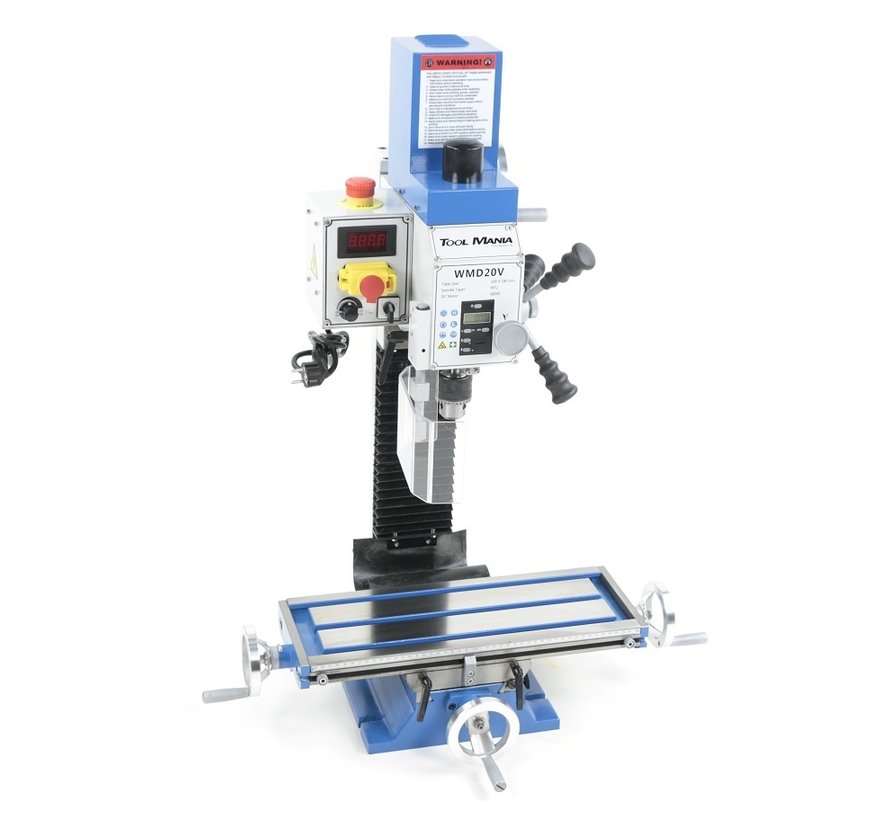TM TM BF 20 Milling Machine Large Table V2 - ToolMania