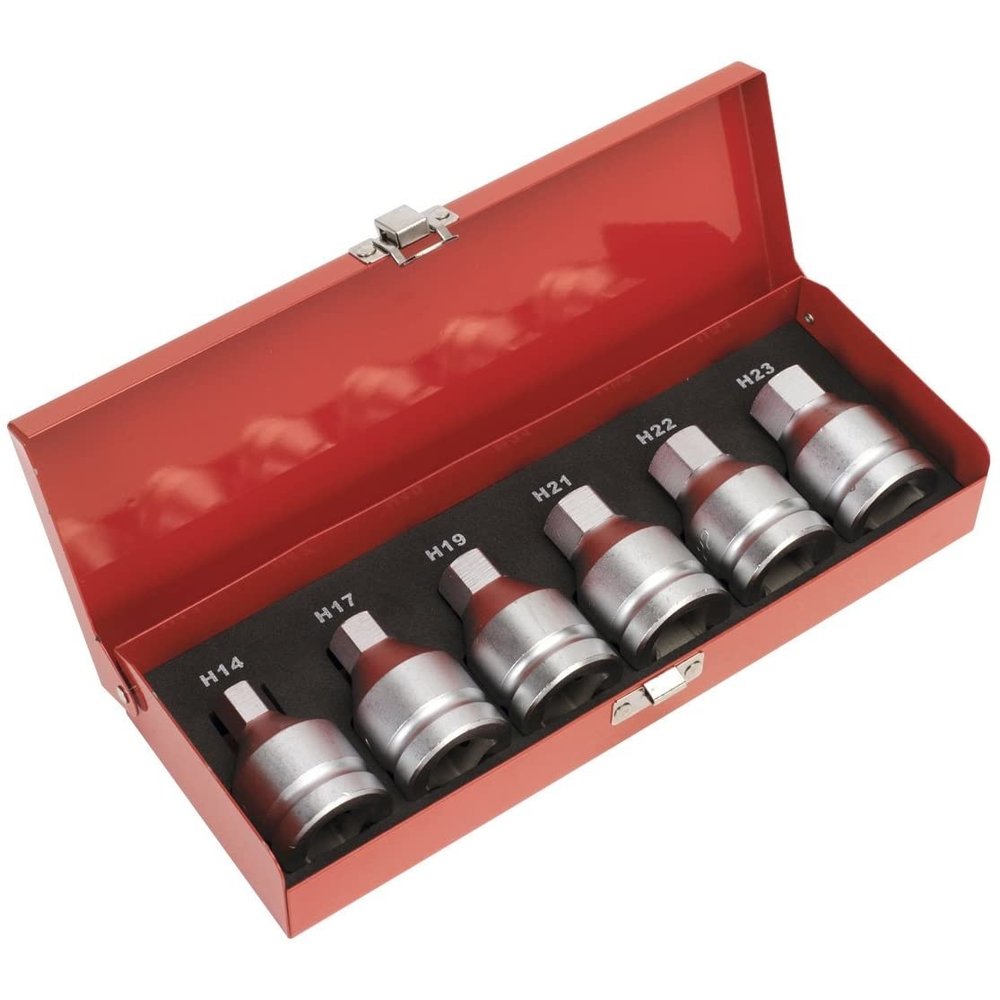 TM TM 6 Piece Profi 3/4 "INBUS Socket set Large Sizes - ToolMania