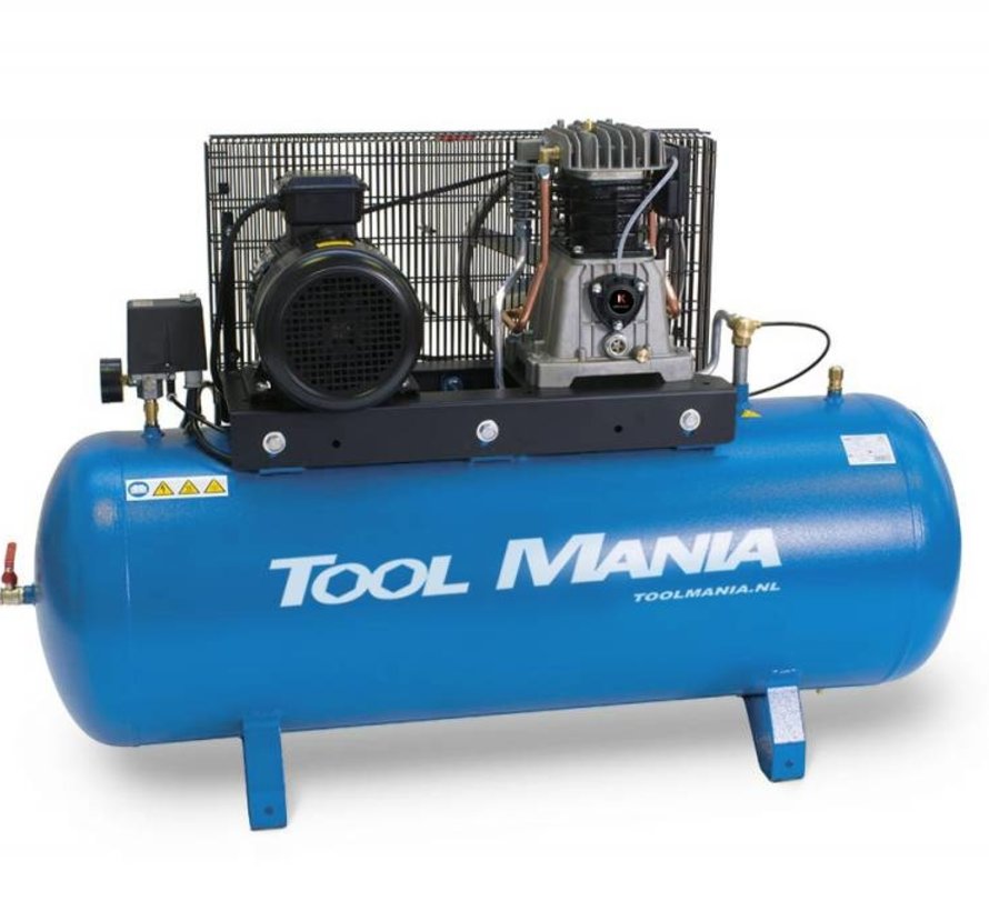 200 Liter Compressor 5.5 hp, 400v - ToolMania