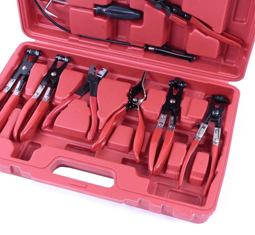 TM 9 Delige Slang Klem Tangen Set - ToolMania