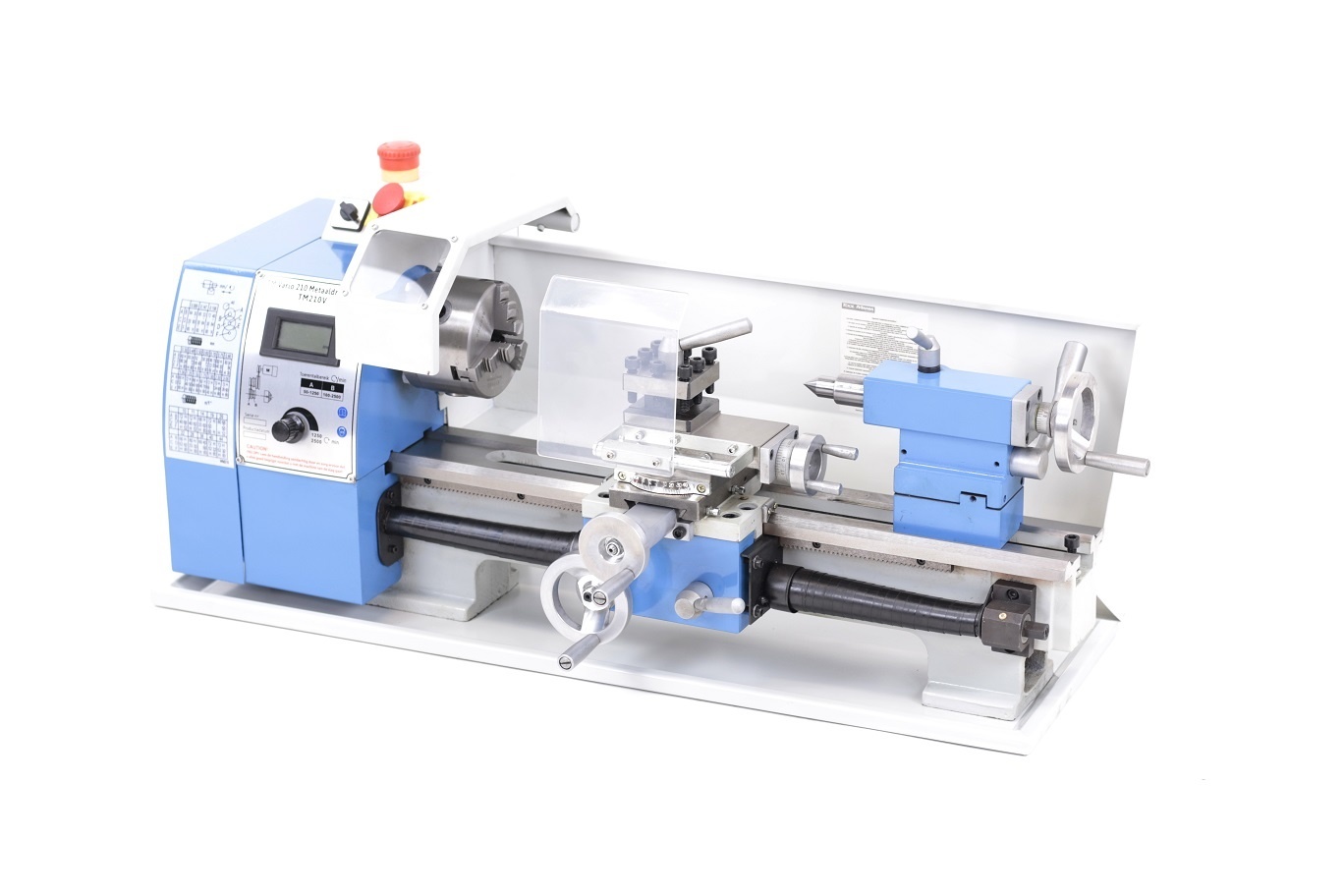 TM TM 210 x 400 Vario Metal lathe with digital display - ToolMania
