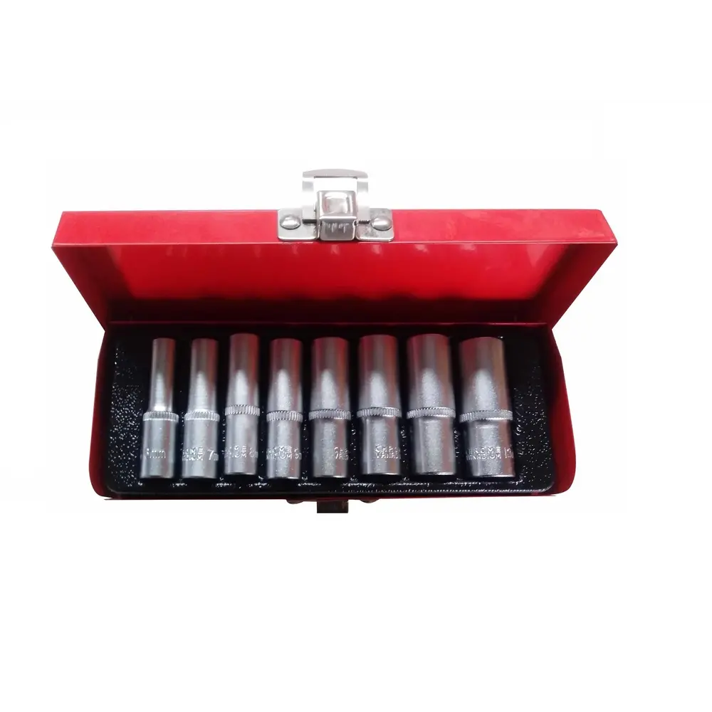 TM TM 8 Piece 1/4 "Long Socket Set - ToolMania