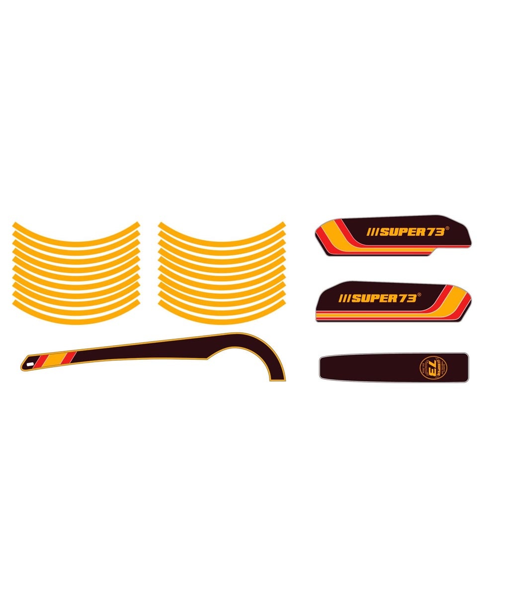 Super73 Battery Decal Kit | Voltes - Voltes
