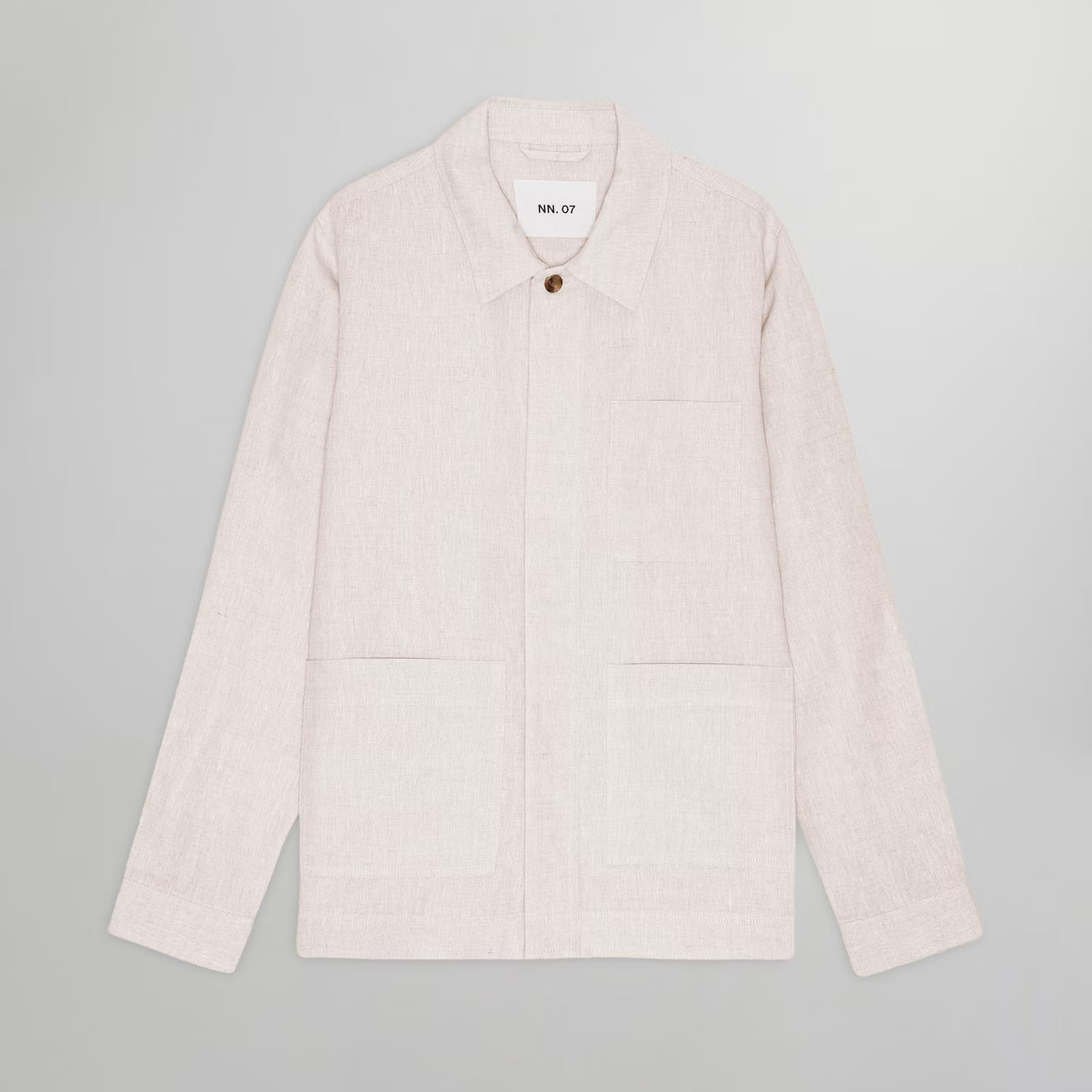 NN07 Olav Linen Shirt Jacket 1454 Oat - DIV. Amsterdam