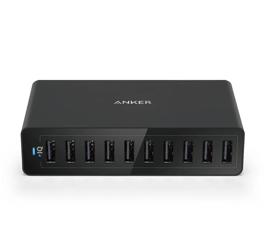 Anker PowerPort 10-Poort USB Multi Lader - Externe Batterij
