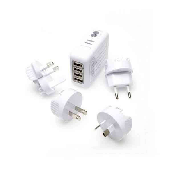 Reis Lader 4x USB Multi Lader - Externe Batterij