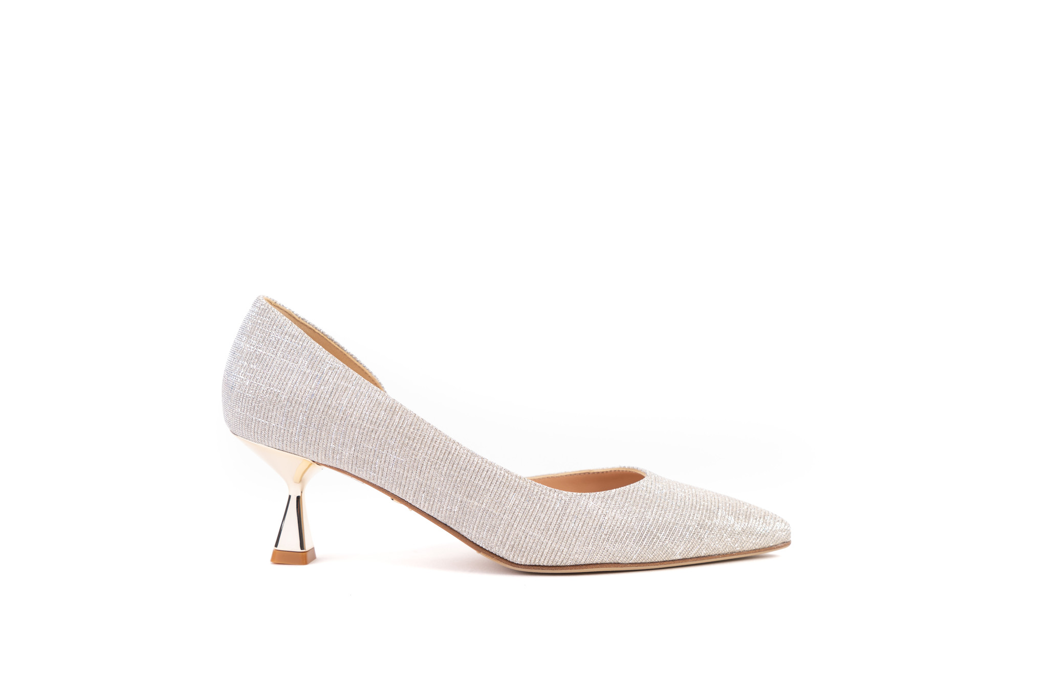 Ravello - pump - champagne glitter - Cara Rosa