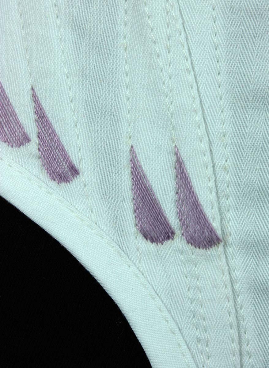 Black Snail Patterns Edwardian Corset - La Rose Passementarie