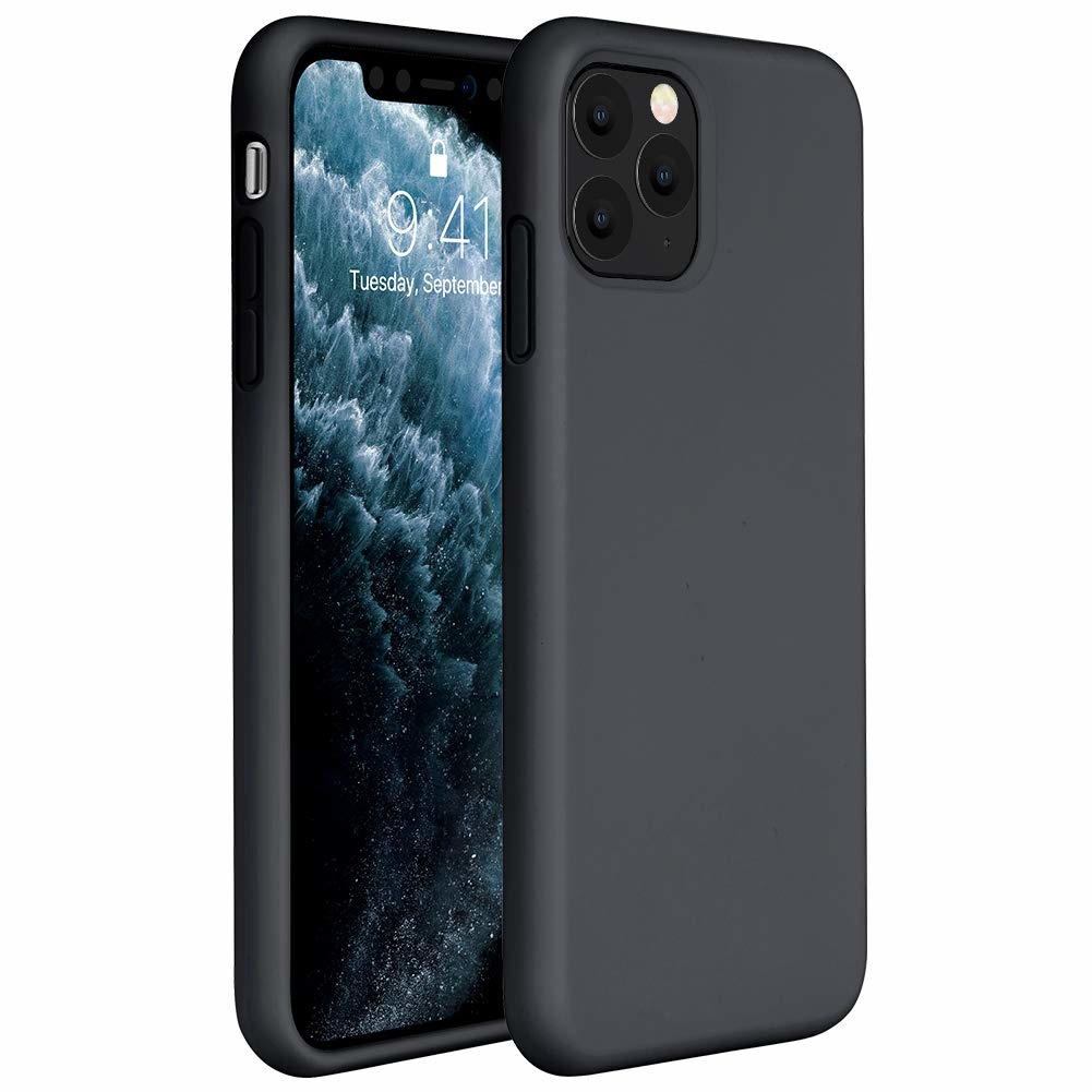 Silicone case iPhone 11 Pro (zwart) - Phone-Factory