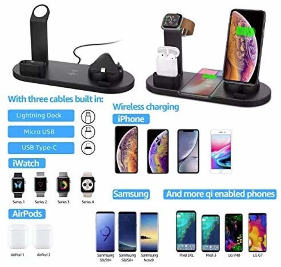 4 in 1 docking station - smartphone/smartwatch/airpods - Phone-Factory