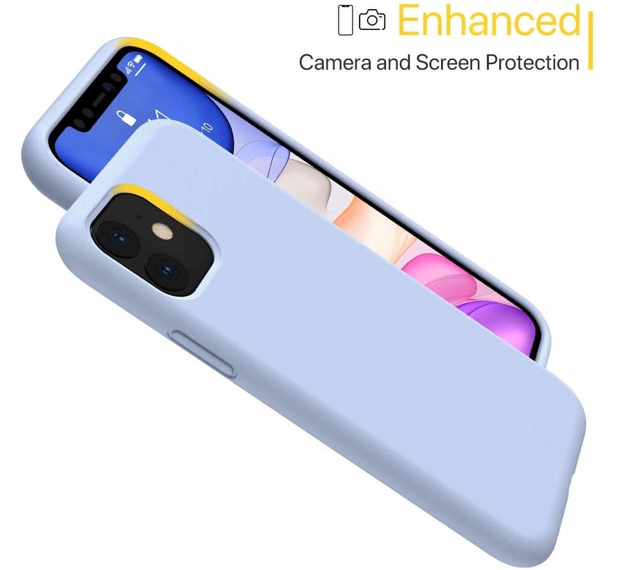 Silicone case iPhone 11 (paars) - Phone-Factory