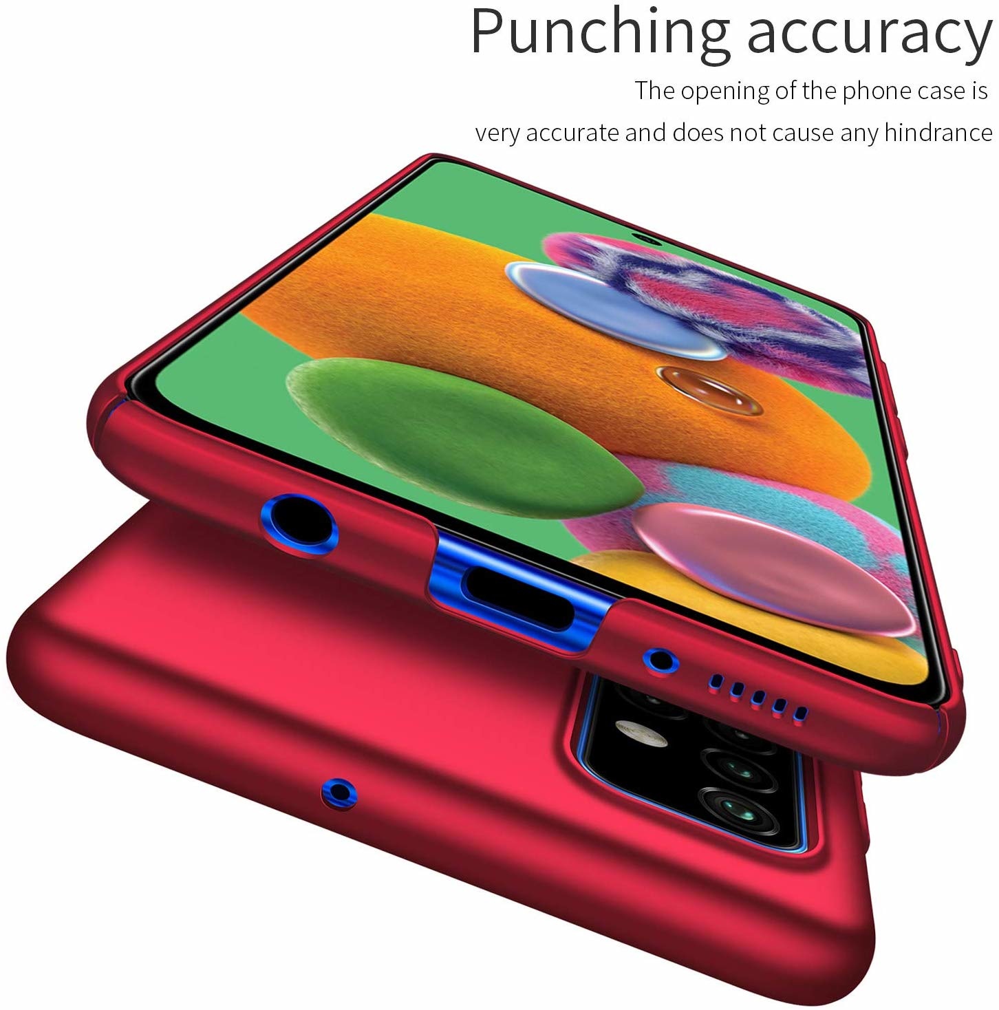 Ultra slim case Samsung Galaxy A71 (rood) - Phone-Factory