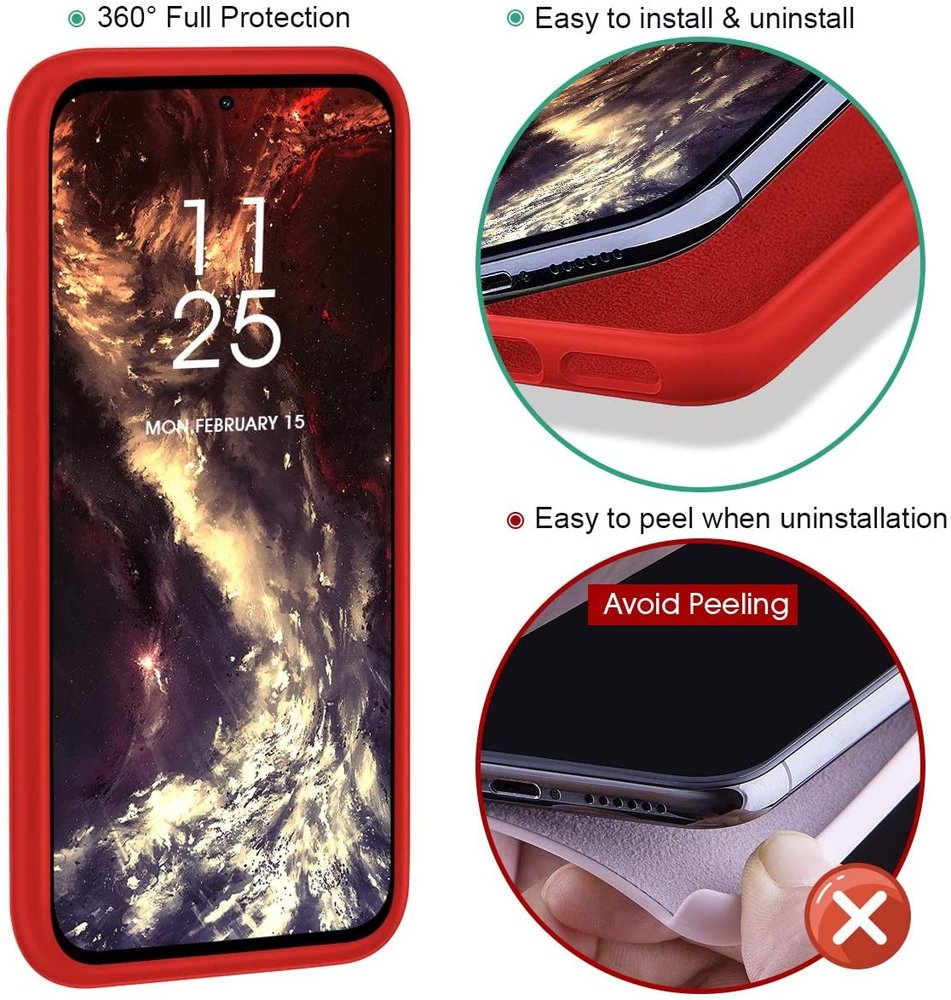 Samsung S20 hoesje siliconen (rood) - Phone-Factory