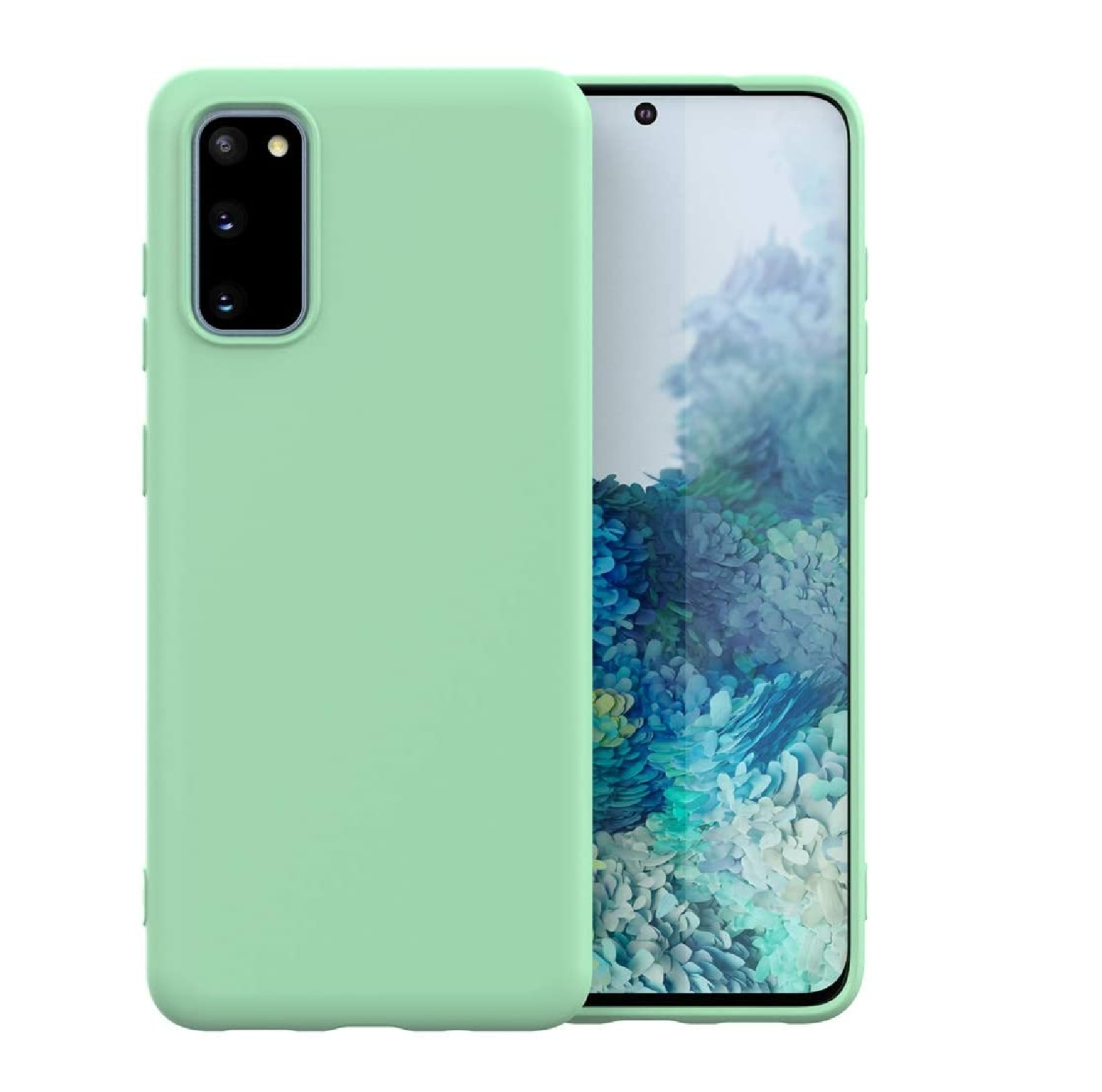 Samsung S20 hoesje siliconen (lichtgroen) - Phone-Factory