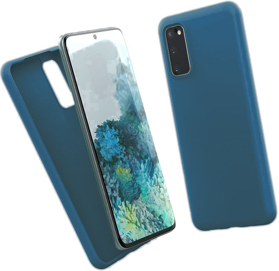 Samsung S20 siliconen hoesje (blauw) - Phone-Factory