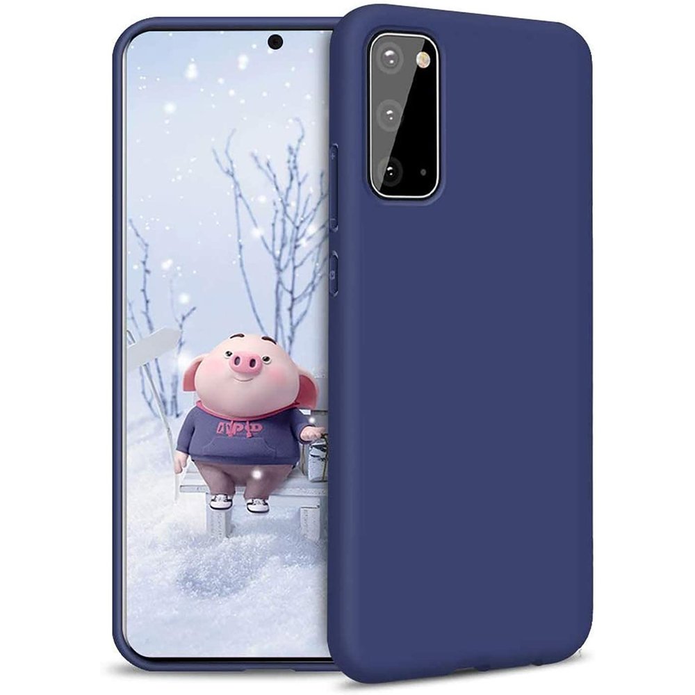 Samsung Galaxy A41 silicone case (blauw) - Phone-Factory