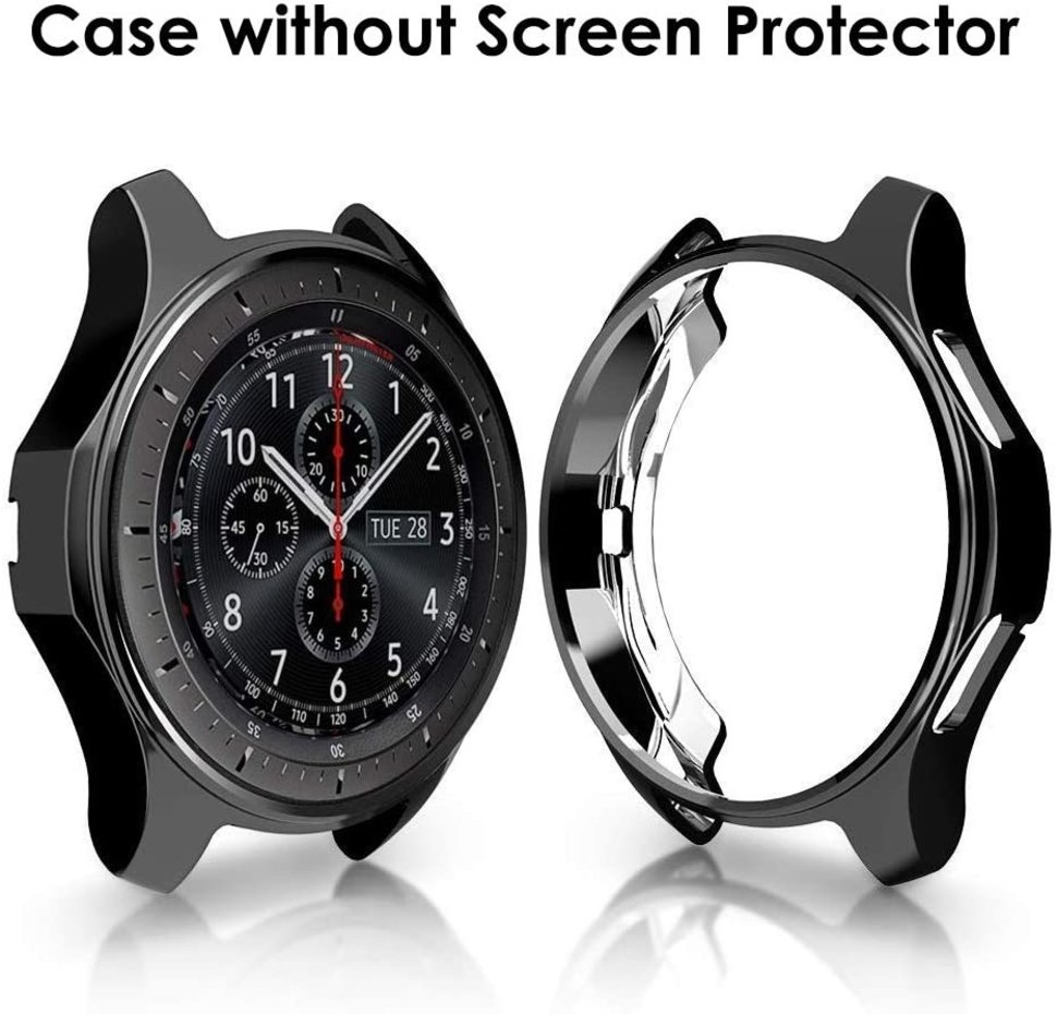 Samsung Galaxy Watch silicone case (zwart) - Phone-Factory