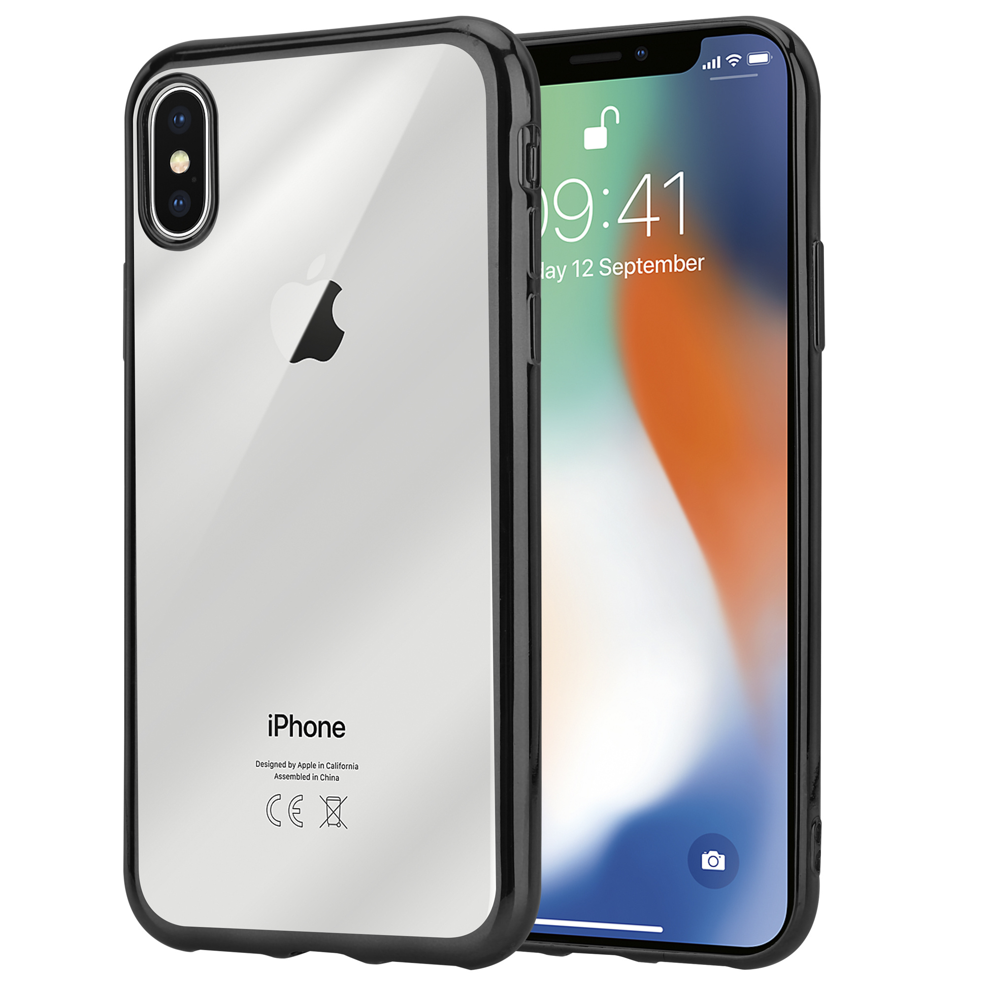 Zwarte bumper case iPhone X / Xs - Phone-Factory
