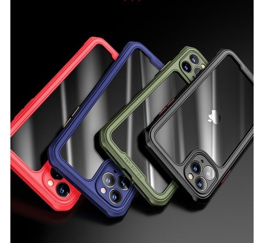iPhone 12 Pro - 6.1 inch full protection case (groen) - Phone-Factory