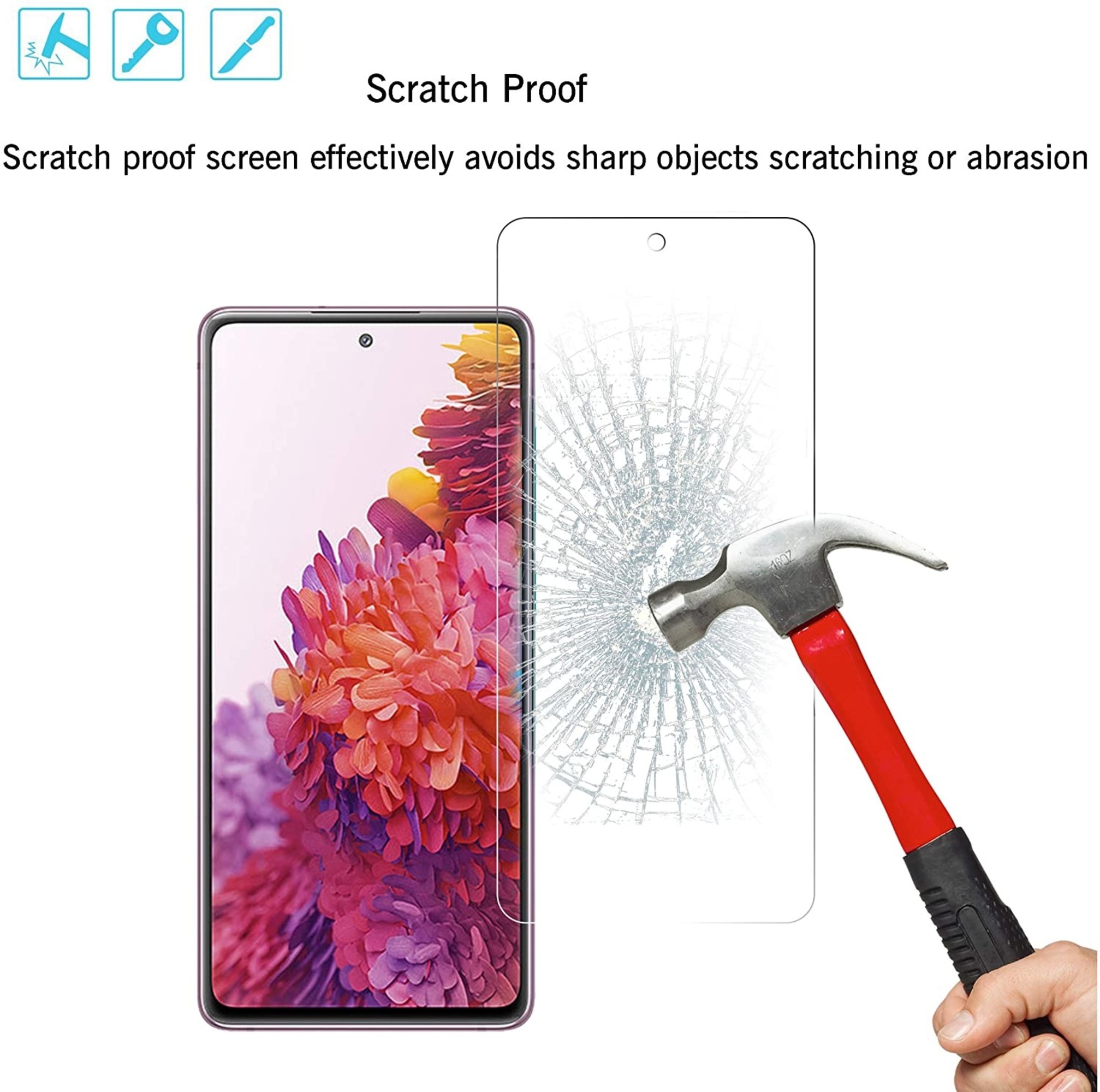 Samsung Galaxy S20 FE screen protector (Tempered Glass) - Phone-Factory