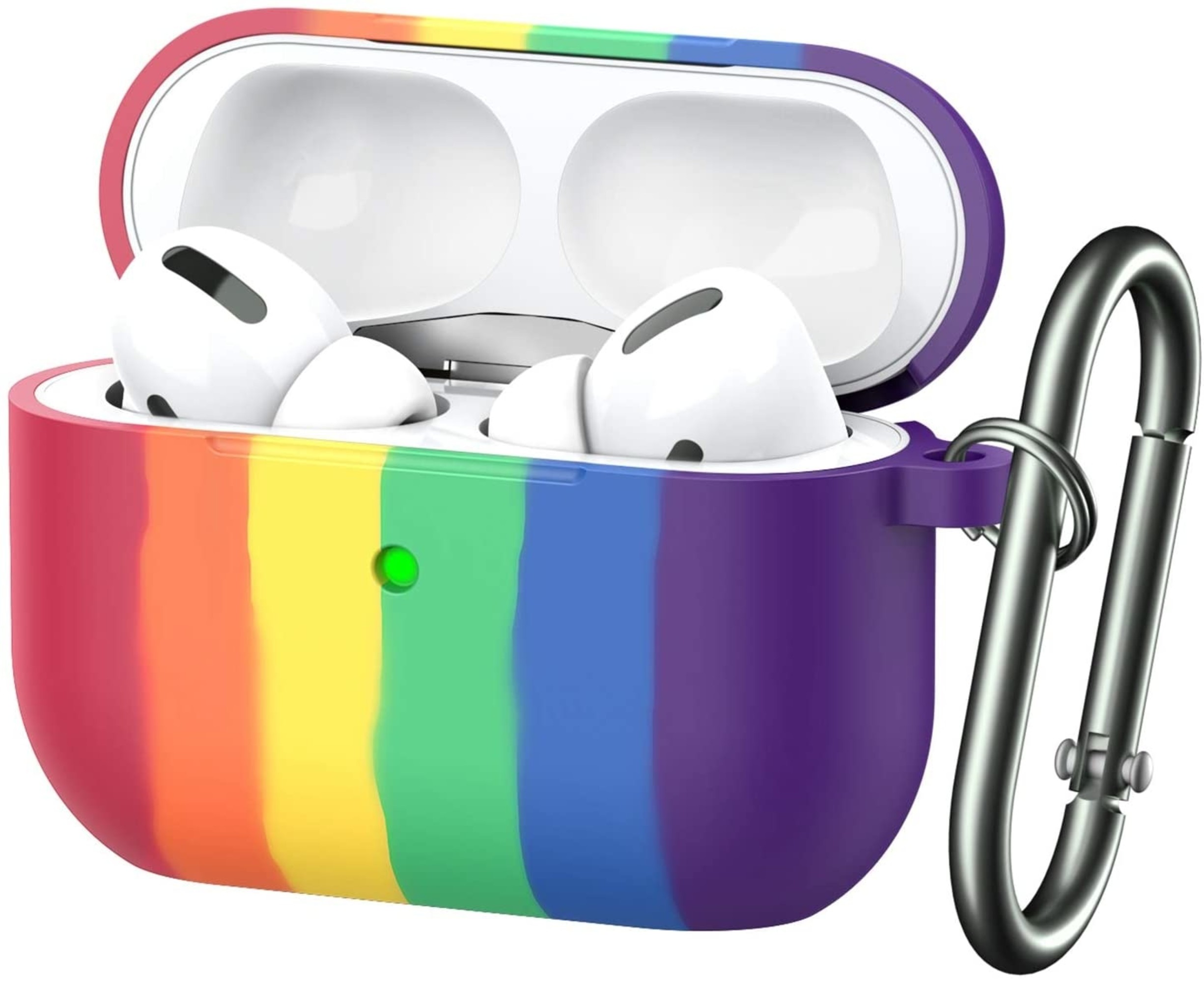 Rainbow Apple Airpods Pro case (multicolor) - Phone-Factory