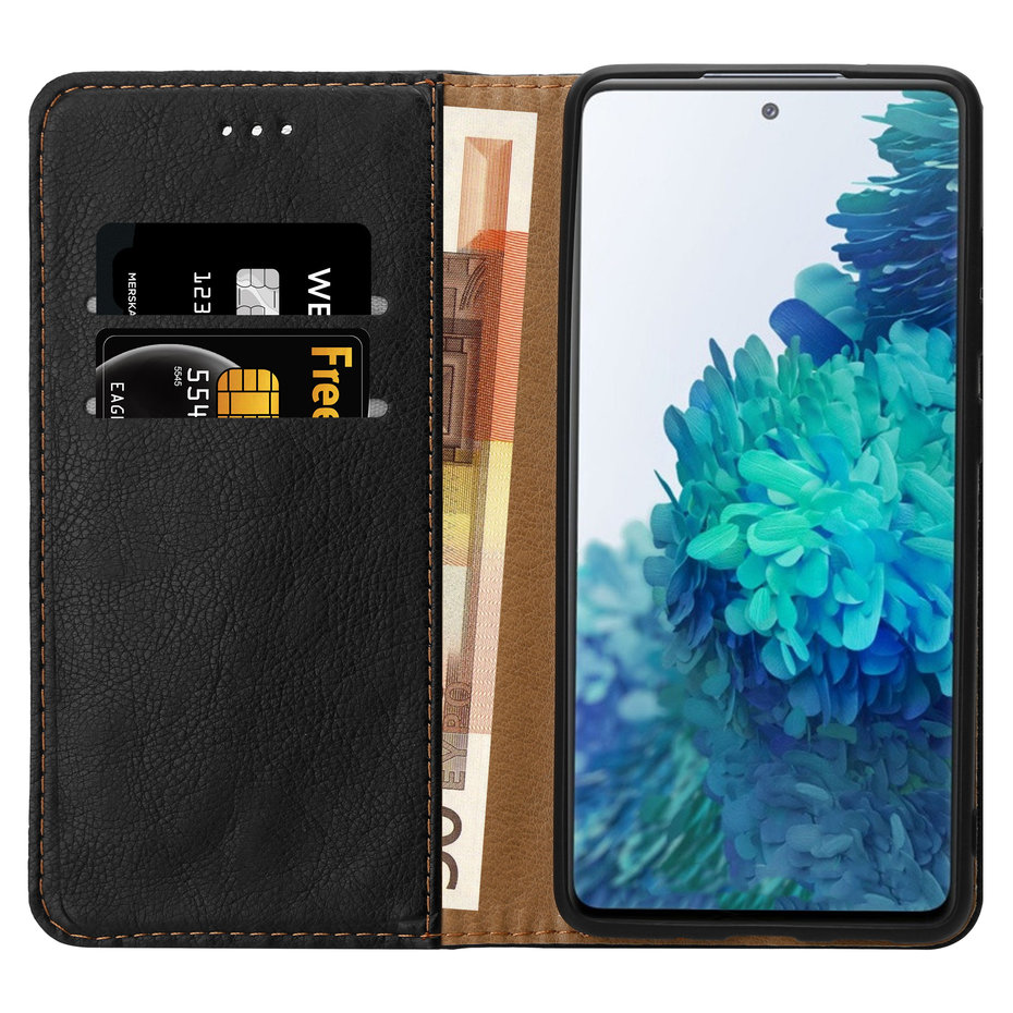 Samsung Galaxy S20 FE wallet case (zwart) - Phone-Factory