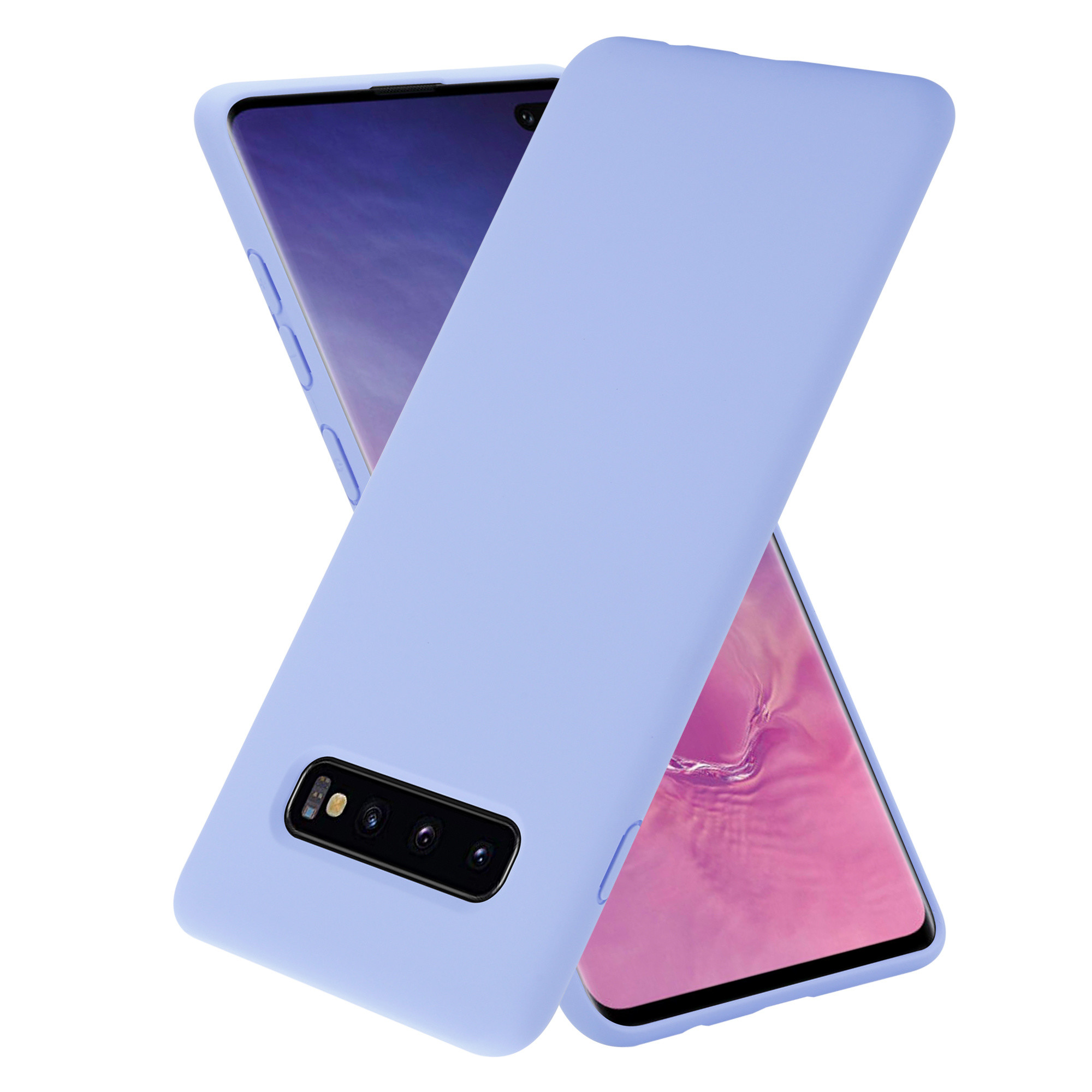 Silicone case Samsung Galaxy S10 Plus (lichtpaars) - Phone-Factory