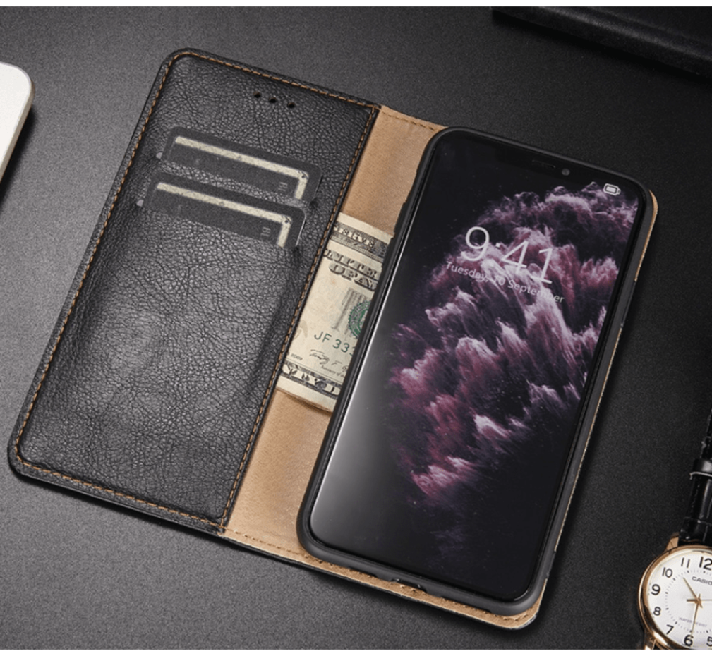 Samsung Galaxy S20 FE wallet case (zwart) - Phone-Factory