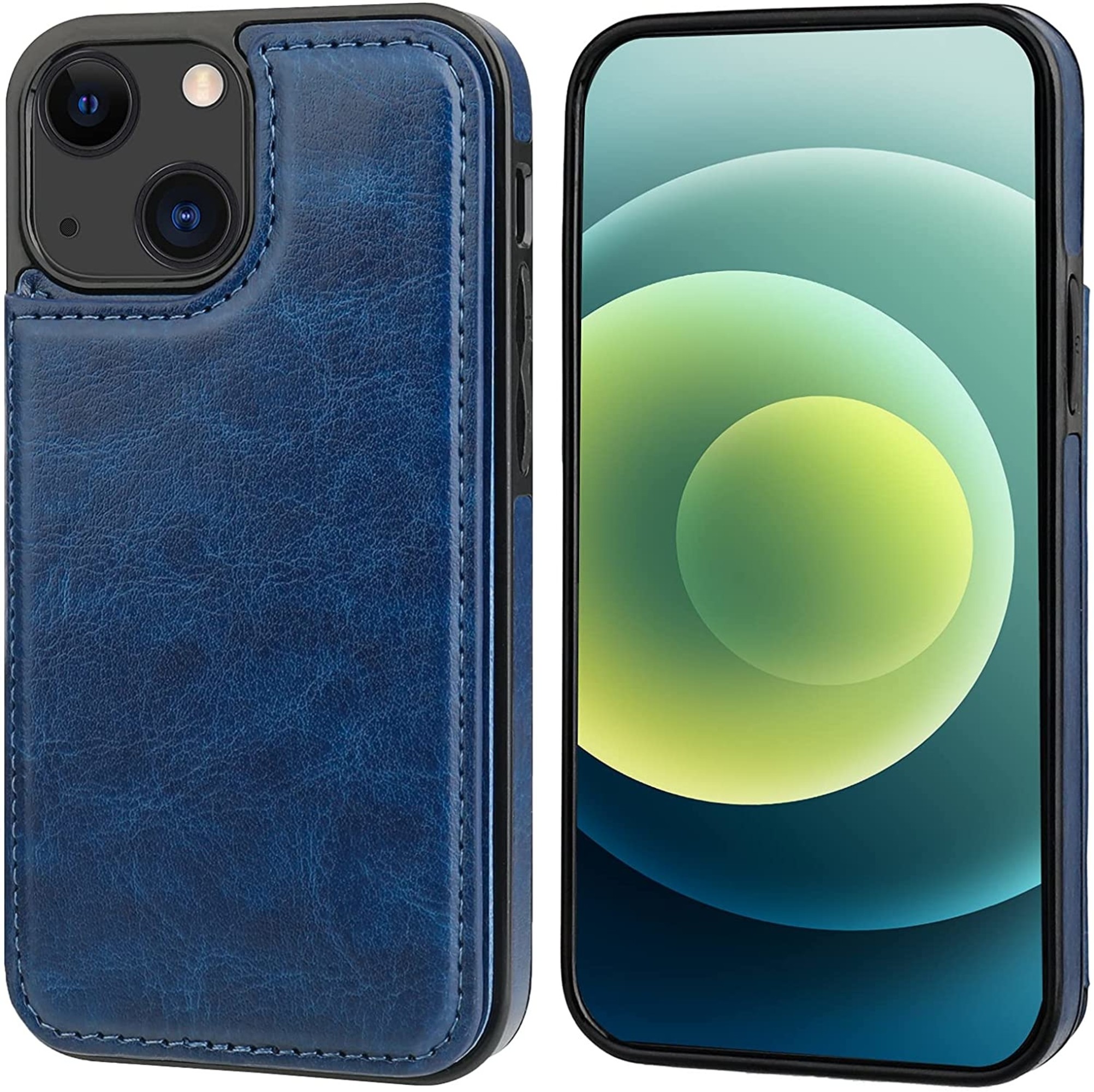 iPhone 13 Mini wallet case (blauw) - Phone-Factory