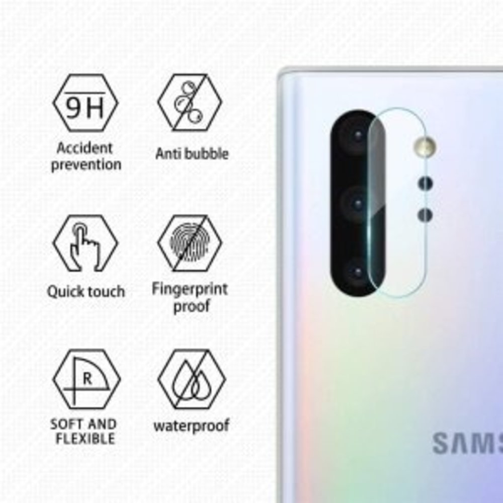 Tempered Glass Camera Lens protector Samsung Galaxy Note 10 Plus ...