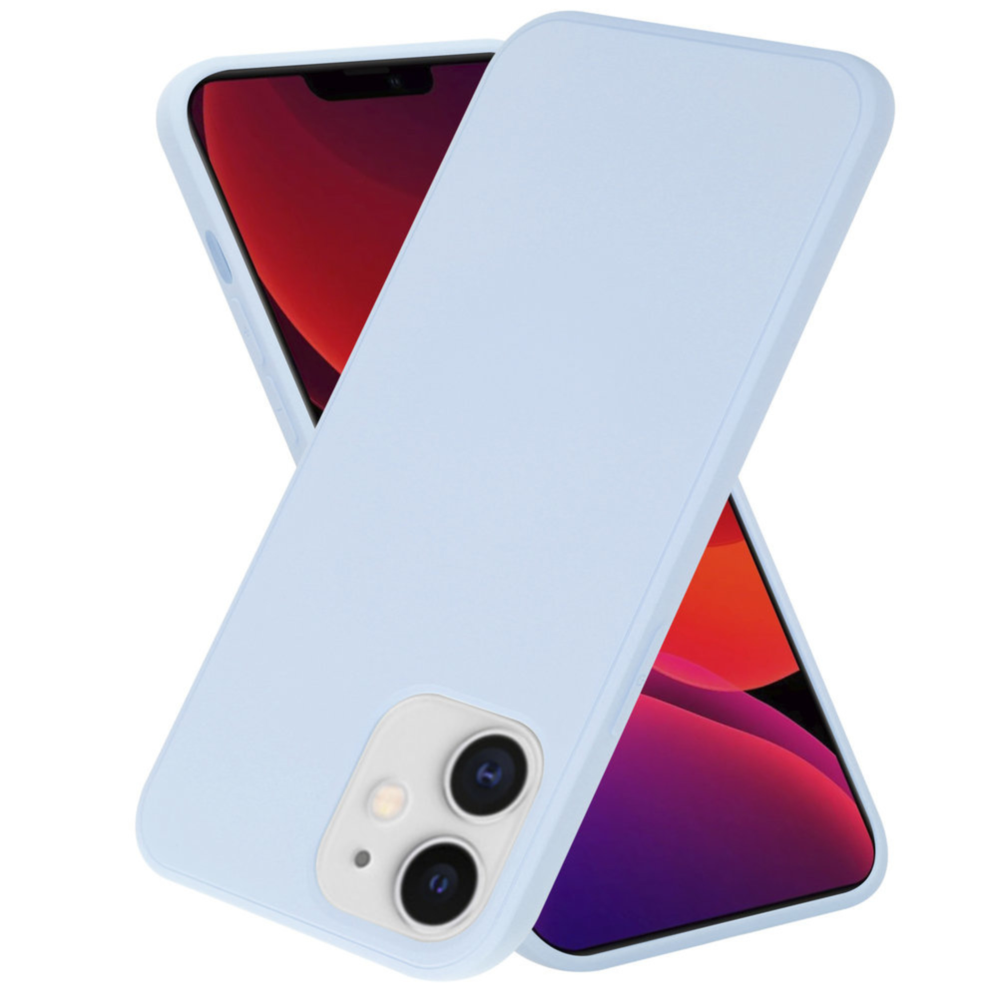 Silicone case iPhone 12 Mini - 5.4 inch (lila) - Phone-Factory