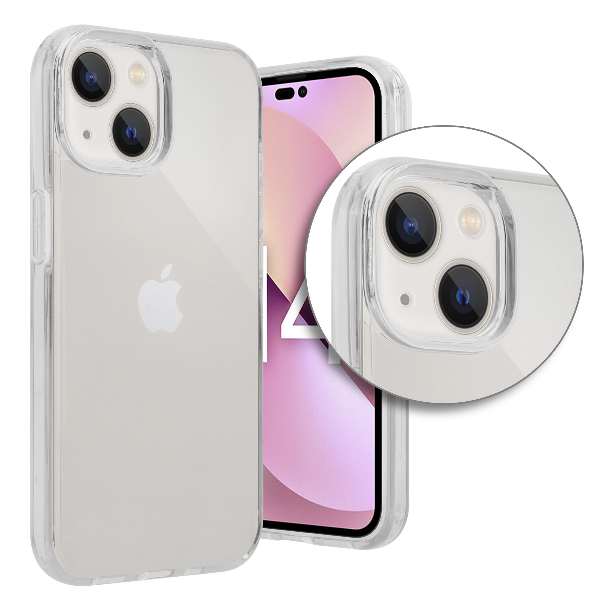 iPhone 14 TPU case (transparant) - Phone-Factory