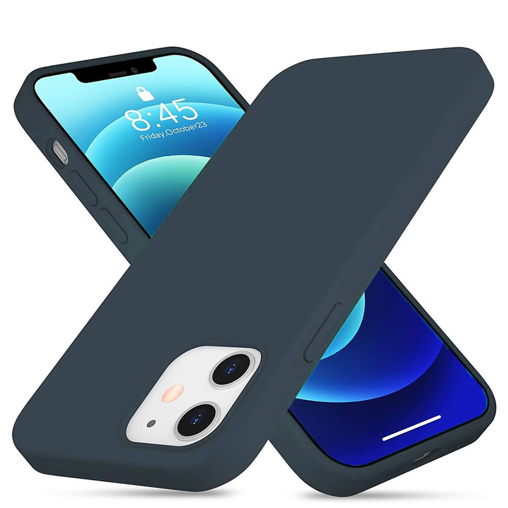 Silicone case iPhone 12 Mini - 5.4 inch (blauw) - Phone-Factory