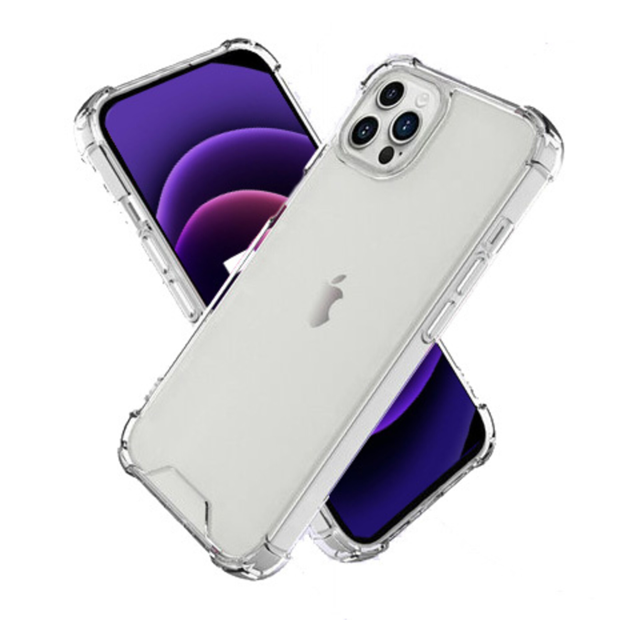 Soft Shock Case iPhone 15 Pro (transparant) - Phone-Factory