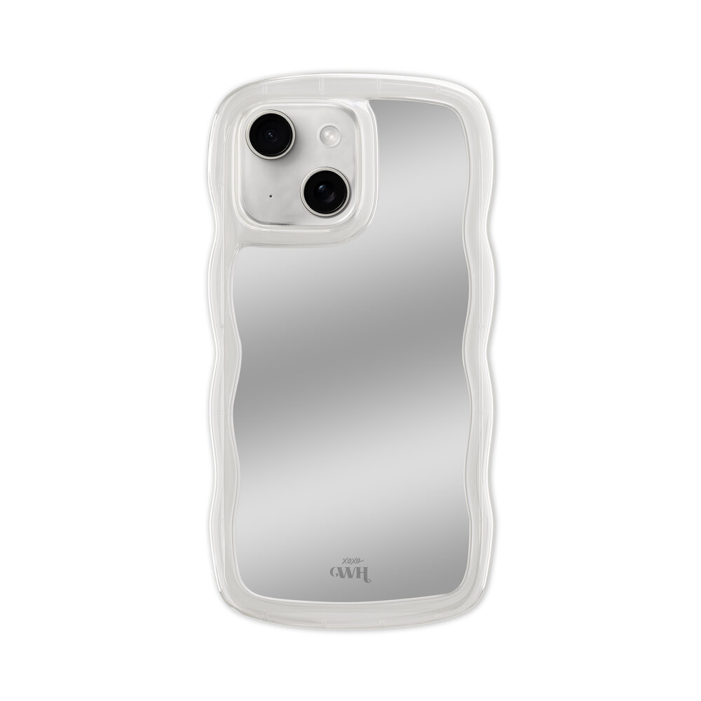 xoxo Wildhearts Wavy mirror case Transparant - iPhone 13 - Phone-Factory