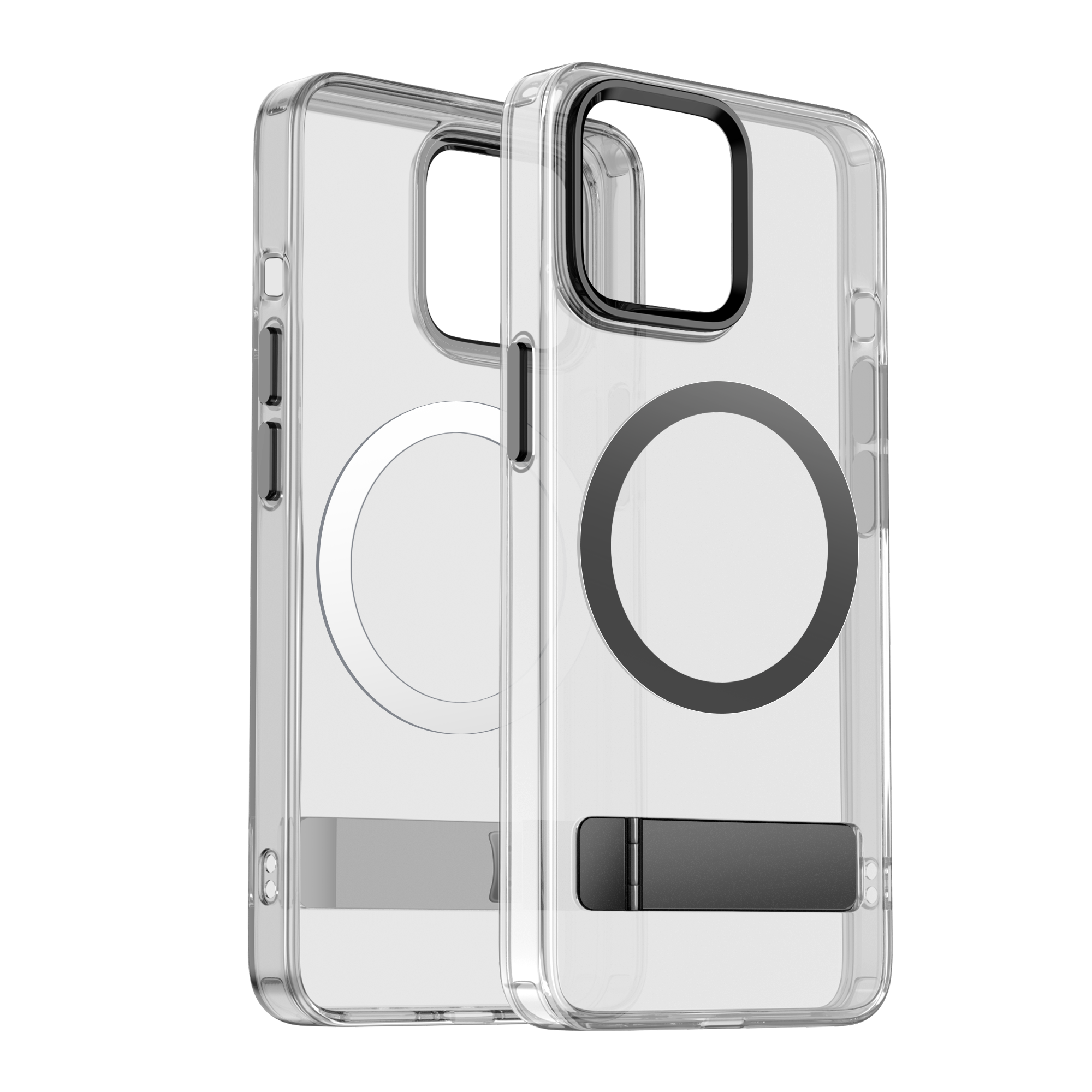 iPhone 13 MagSafe hardcase met standaard (zwart) - Phone-Factory