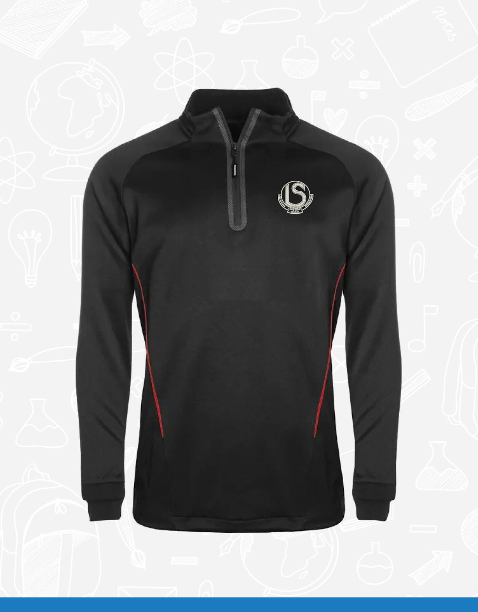 Longstone School PE 1/4 Zip Top (111891) - The Signature Schools Online ...