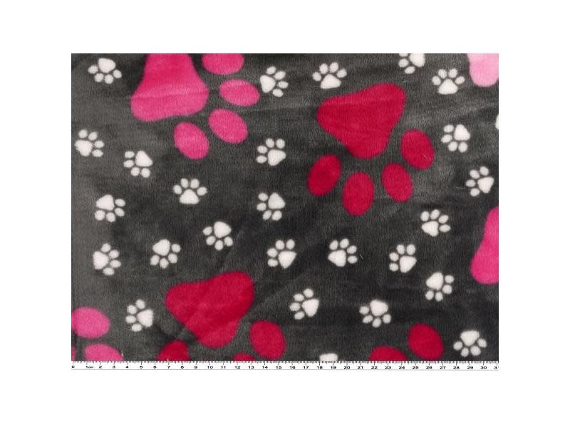Dogs Make My Day hondenkussen antraciet met fuchsia poten - Dogs Make ...