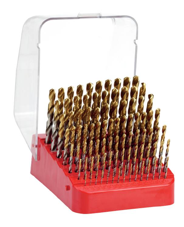 Pro HSS borenset 1 - 10 mm per 0.1 mm TiN-tip - Machines Crispyn