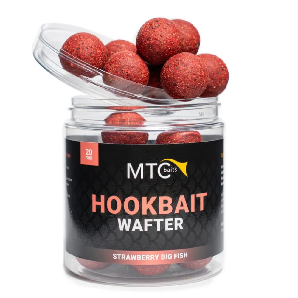 MTC Hookbait Wafter Strawberry Big Fish - Sportvisgigant