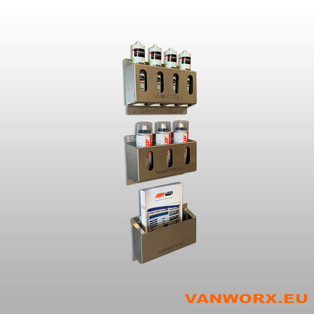 set van 3 houders, universele houder, kitkokerhouder en spuitbushouder ...