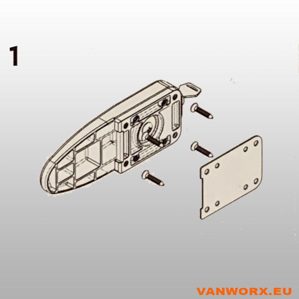 Thule Universal Lock - double pack - vanworx.eu