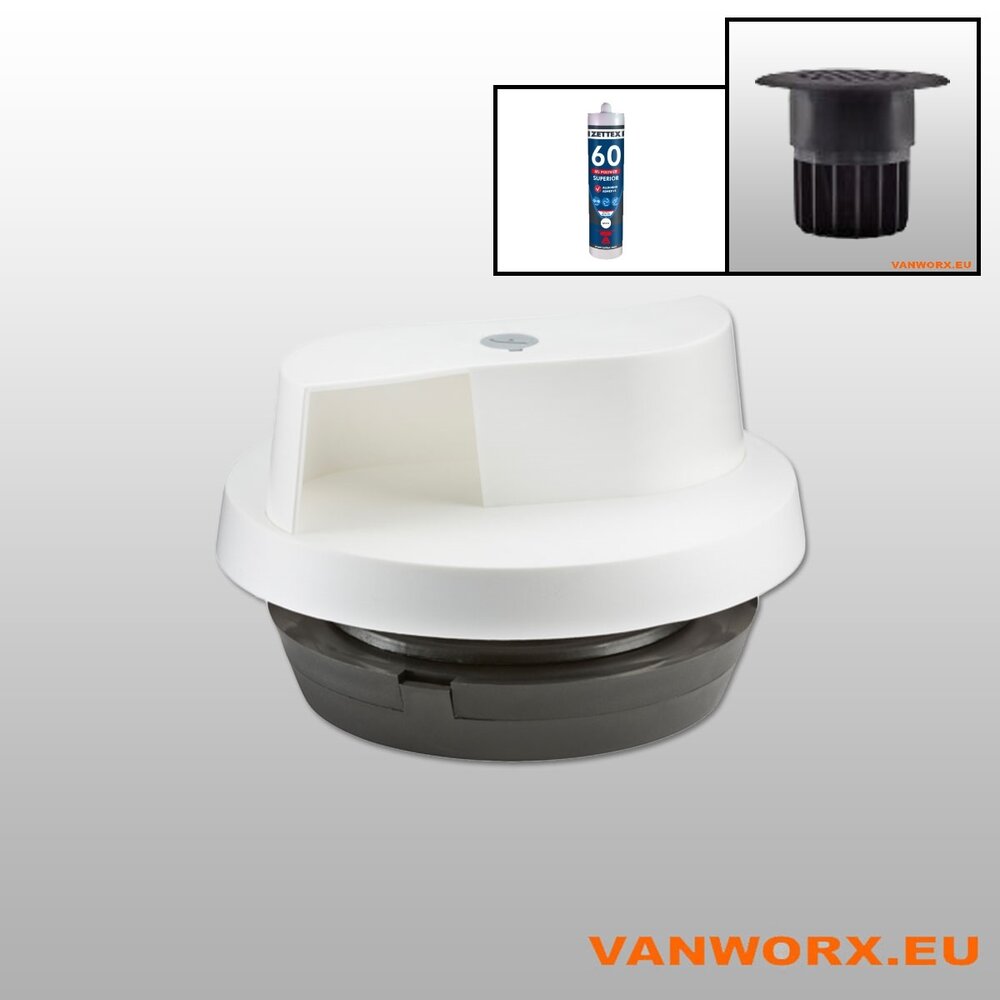 Flettner 2000 Set with floor ventilation and kit - vanworx.eu